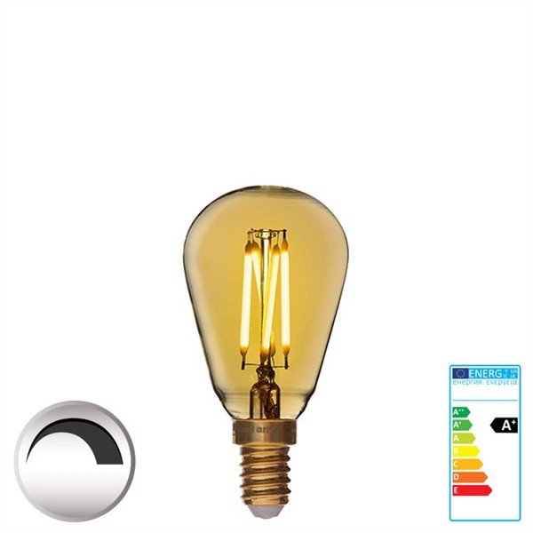 E14 1,5W Mini LED -90 Ra Flame MiniEdison - Ledpærer - Nauticumshop.dk